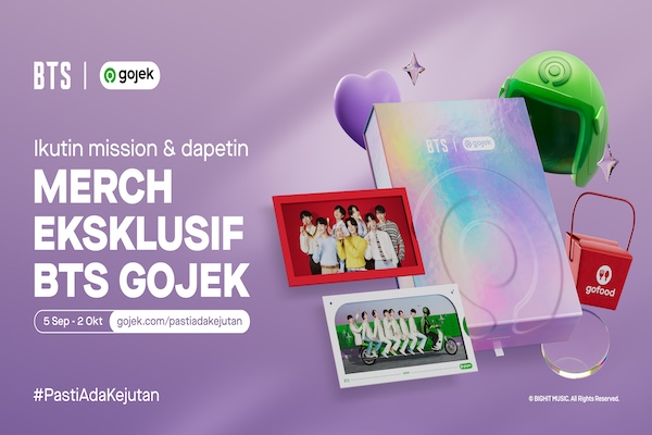 Majalah ICT – Gojek dan BTS Beri Kejutan Spesial Bagi Pengguna Setia